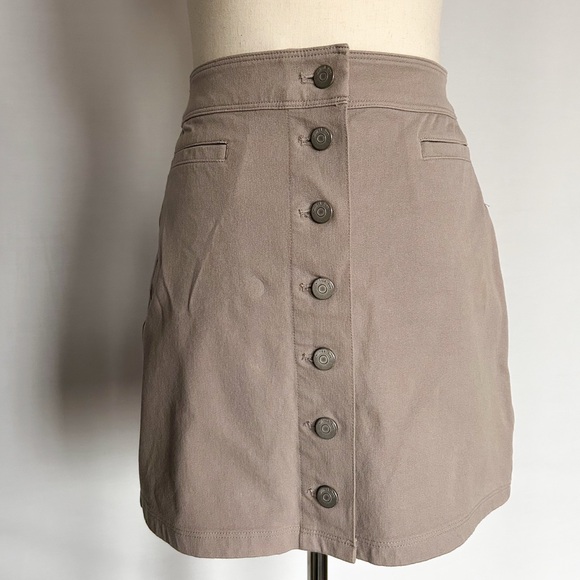Wilfred | Skirts | Aritzia Wilfred Free Cotton Mini Skirt Button Front ...